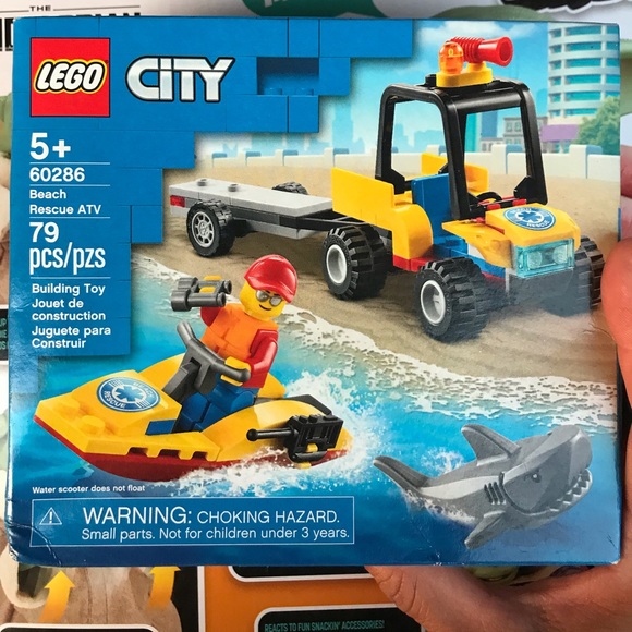 Lego | Toys | Lego City Beach Rescue Atv | Poshmark